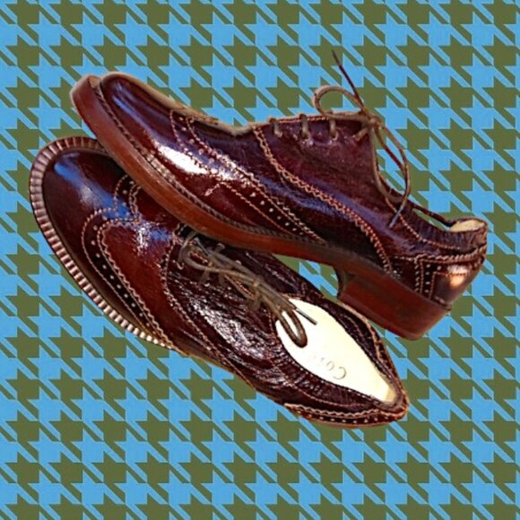 Vintage | Shoes | Cotlac Rare French Brogue Oxford Leather Shoes | Poshmark